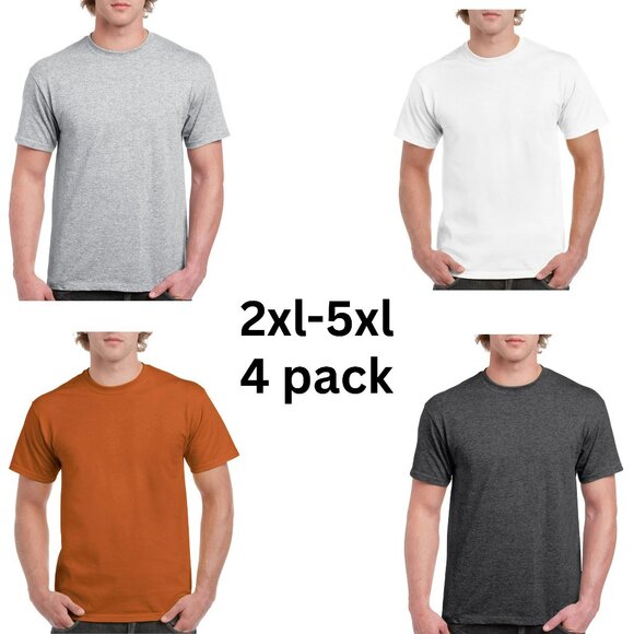 Shirts | New 4 Pack Unisex Men Women Shirt Short Sleeve 4 Shirts Great ...